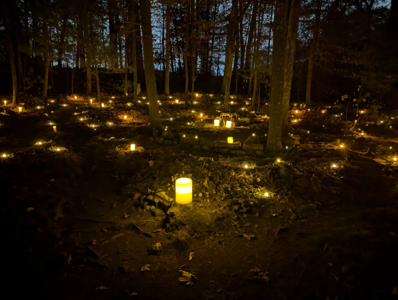 Autumn Equinox Illuminated Labyrinth Walk & Handheld Labyrinth Creation - Fivesparks